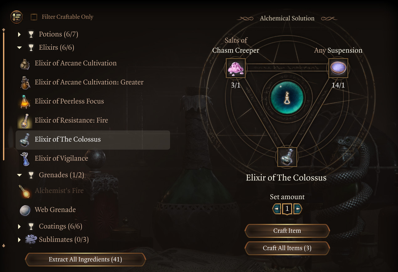 Alchemy - bg3.wiki