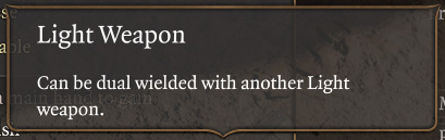 Light (weapon property) - bg3.wiki