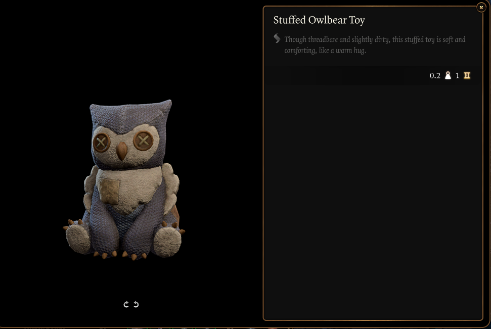 File:Stuffed Owlbear Toy.png - bg3.wiki