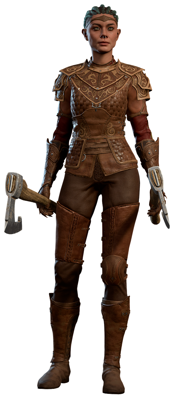 Gur Hunter Warrior (Handaxe) - bg3.wiki