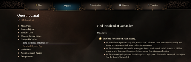 File:Quests-and-quest-steps.png - Baldur's Gate 3 Wiki