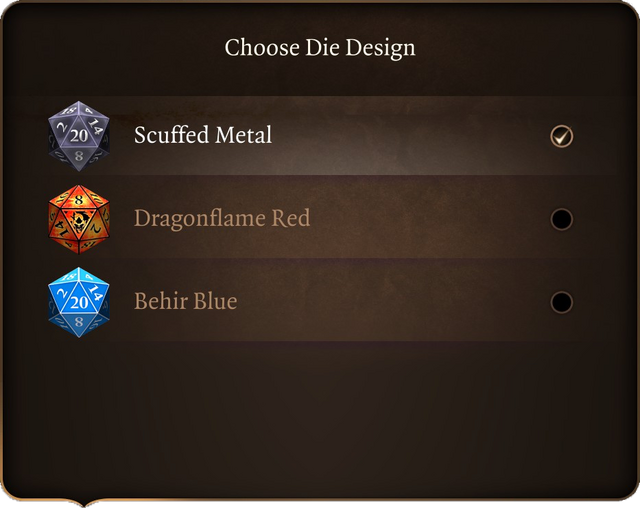 Die design - bg3.wiki