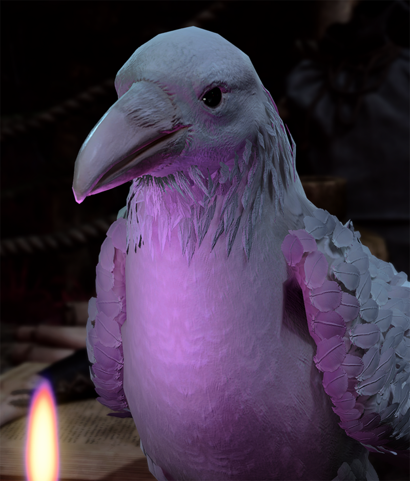 Raven (white) - bg3.wiki