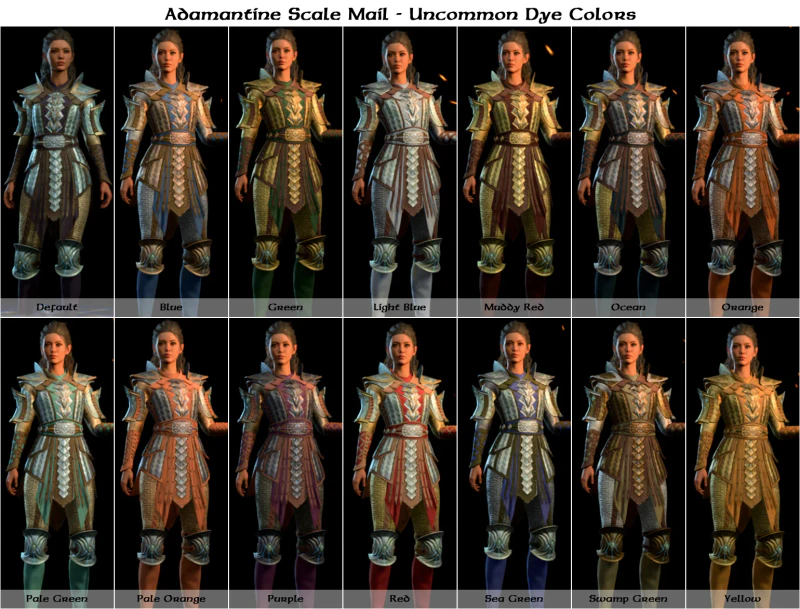 File:Adamantine Scale Mail - Uncommon Dye Colors.webp - bg3.wiki