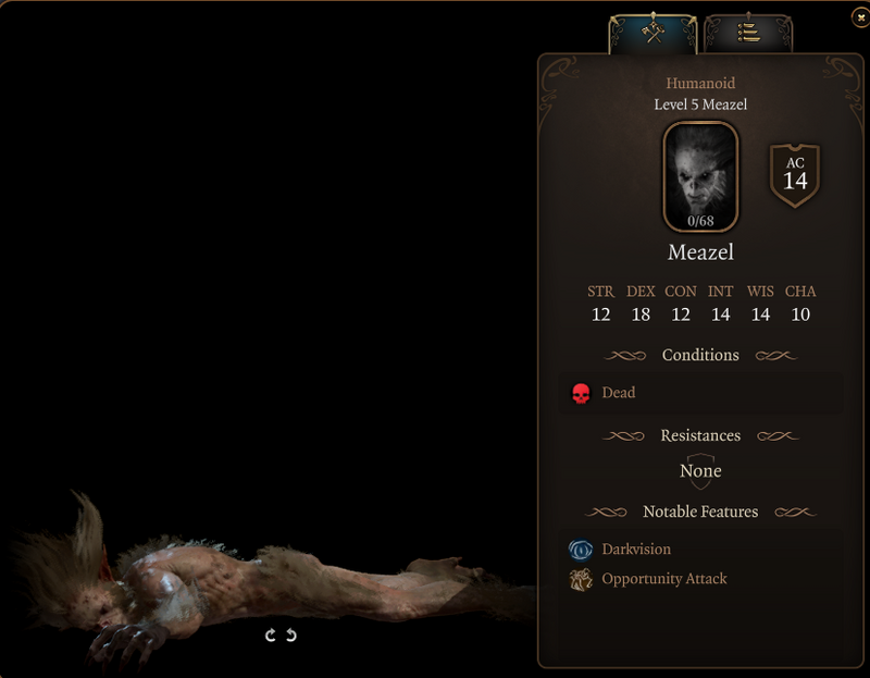 Meazel - Baldur's Gate 3 Wiki