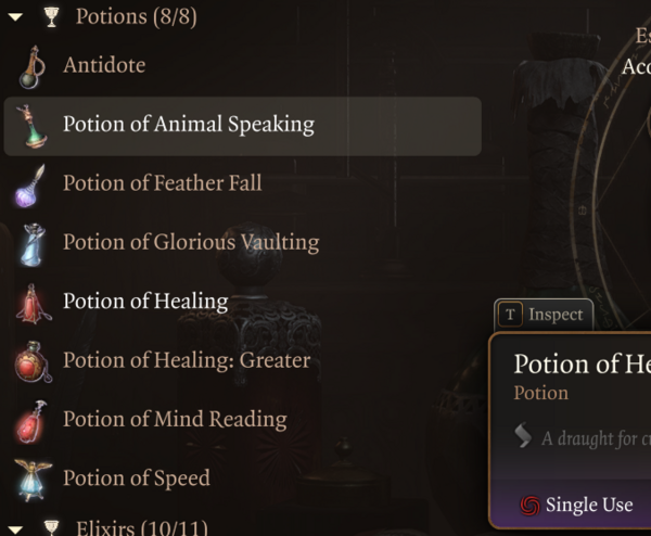 Potions - bg3.wiki