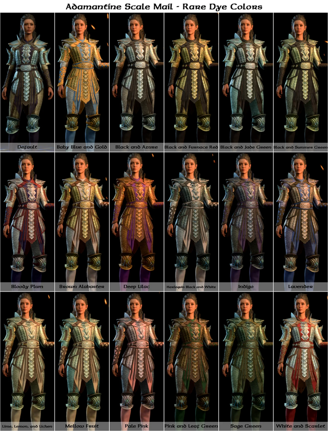 File:Adamantine Scale Mail - Rare Dye Colors.webp - bg3.wiki